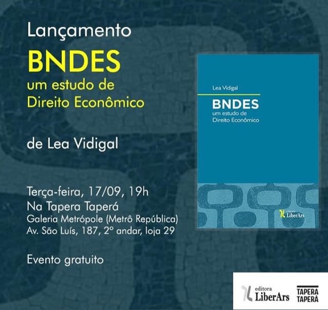 Lançamento do livro da Profa. Lea Vidigal sobre Direito Econômico ...